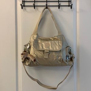Kipling | Bags | Kipling Felix Metallic Gold Bag | Poshmark